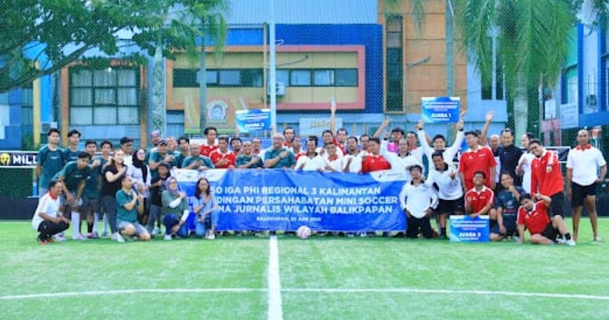 PT PHM Gelar Turnamen Mini Soccer bersama Jurnalis | Katakaltim.com ...