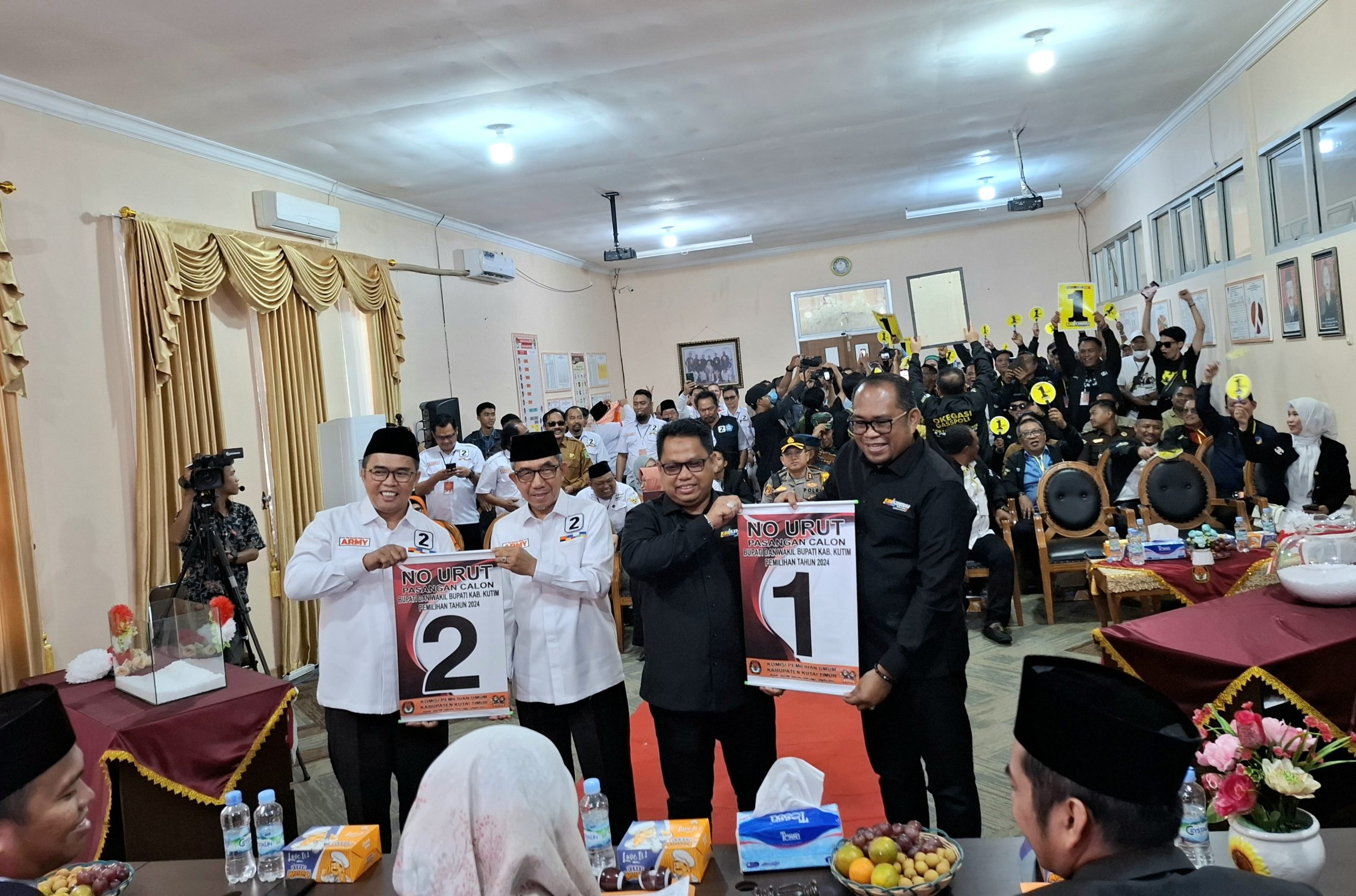 KPU Kutim Tetapkan Nomor Urut Pasangan KB-Kinsu dan | Katakaltim.com ...